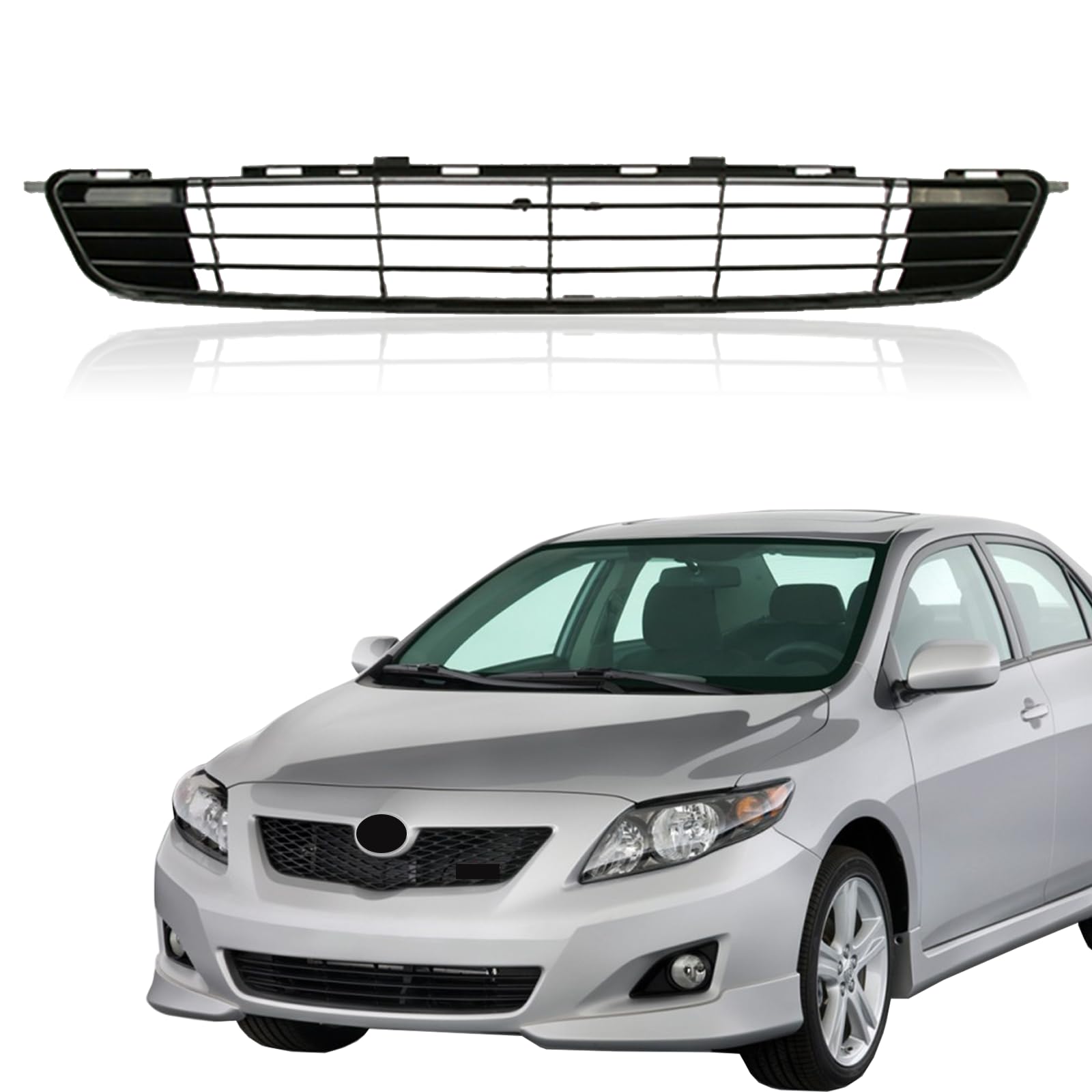 Snapklik.com : Front Bumper Mesh Air Intake Grille Replacement Shield ...