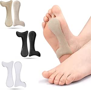 Amazon.com: Arch Support Inserts, 3 Pair Adhesive Gel Arch Heel Cushion ...