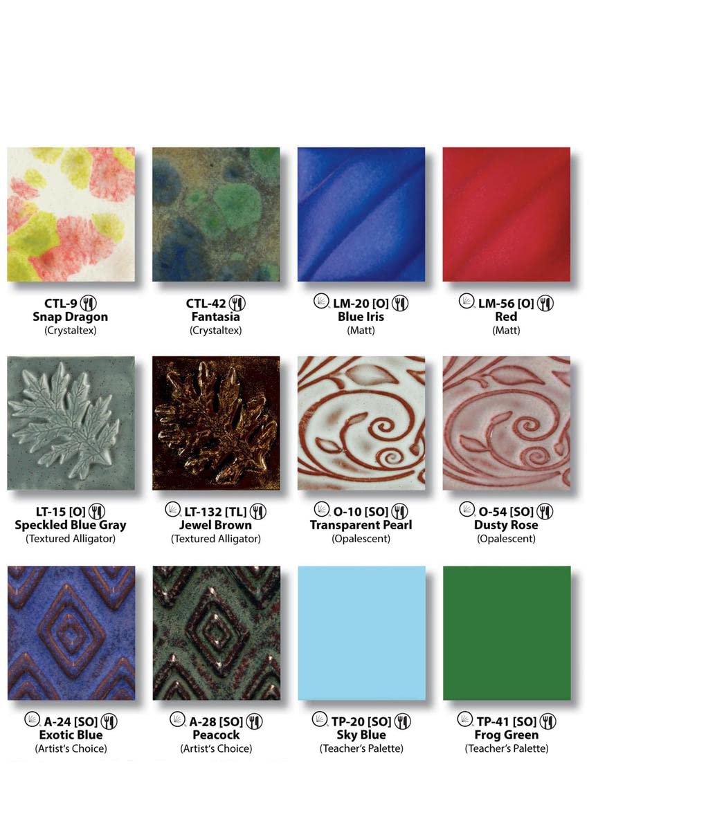 Amaco Glaze Colors Fantasia