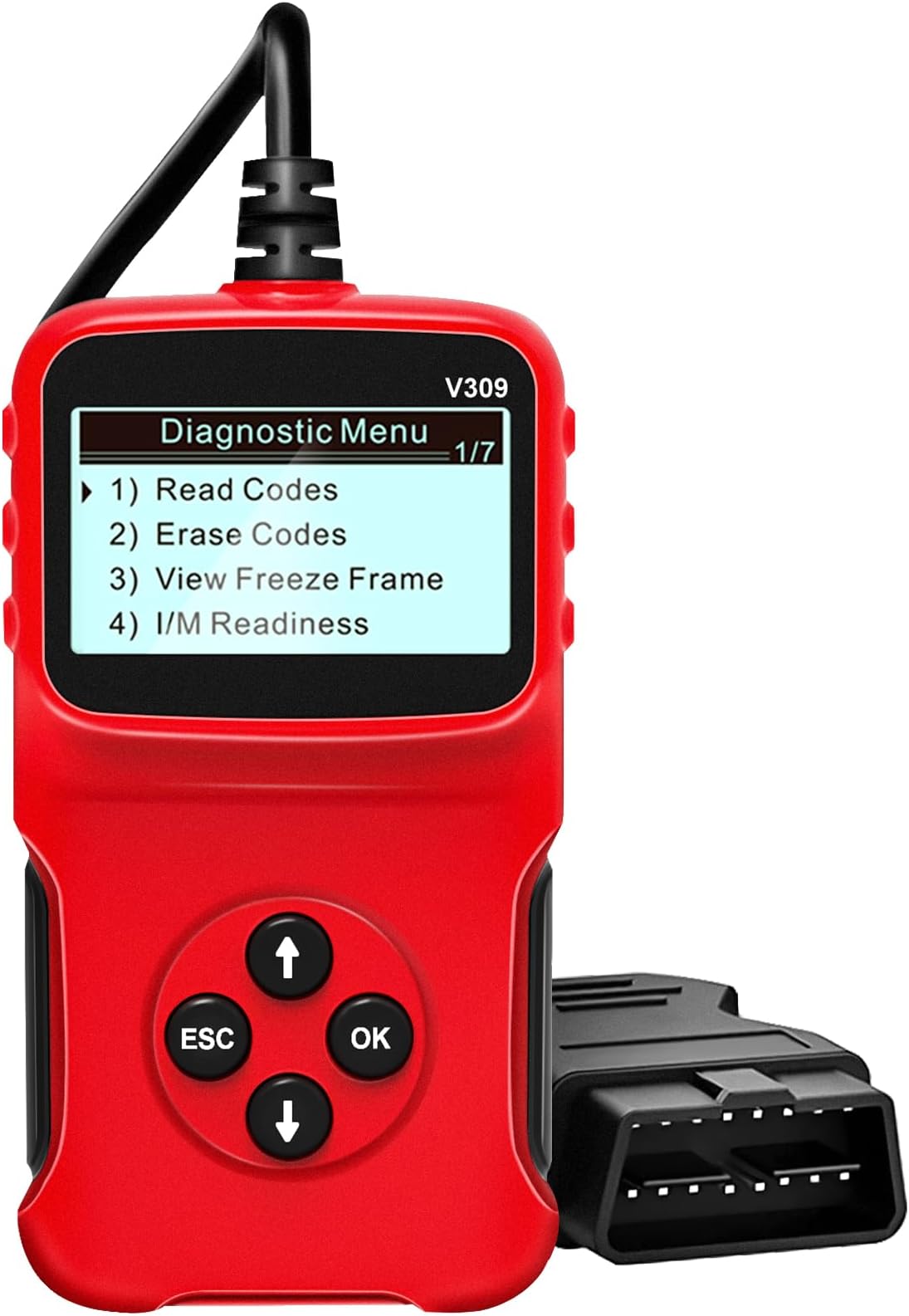 RICOKEY Car OBD2 Scanner Universal Wired Auto Engine Fault Code Reader ...