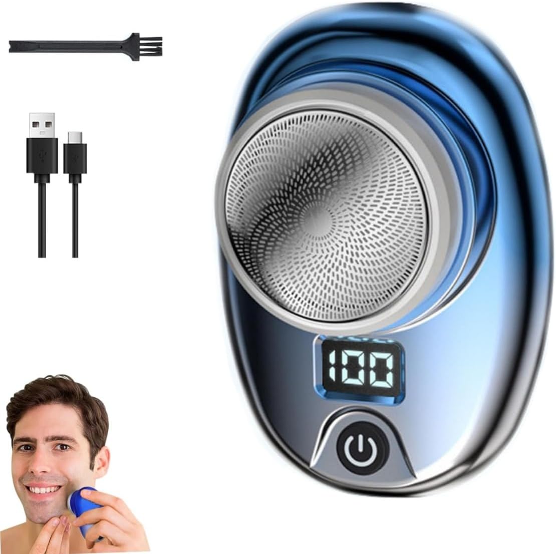 Amazon.com: Mini Electric Shaver, LED Screen Portable Electric Razor ...