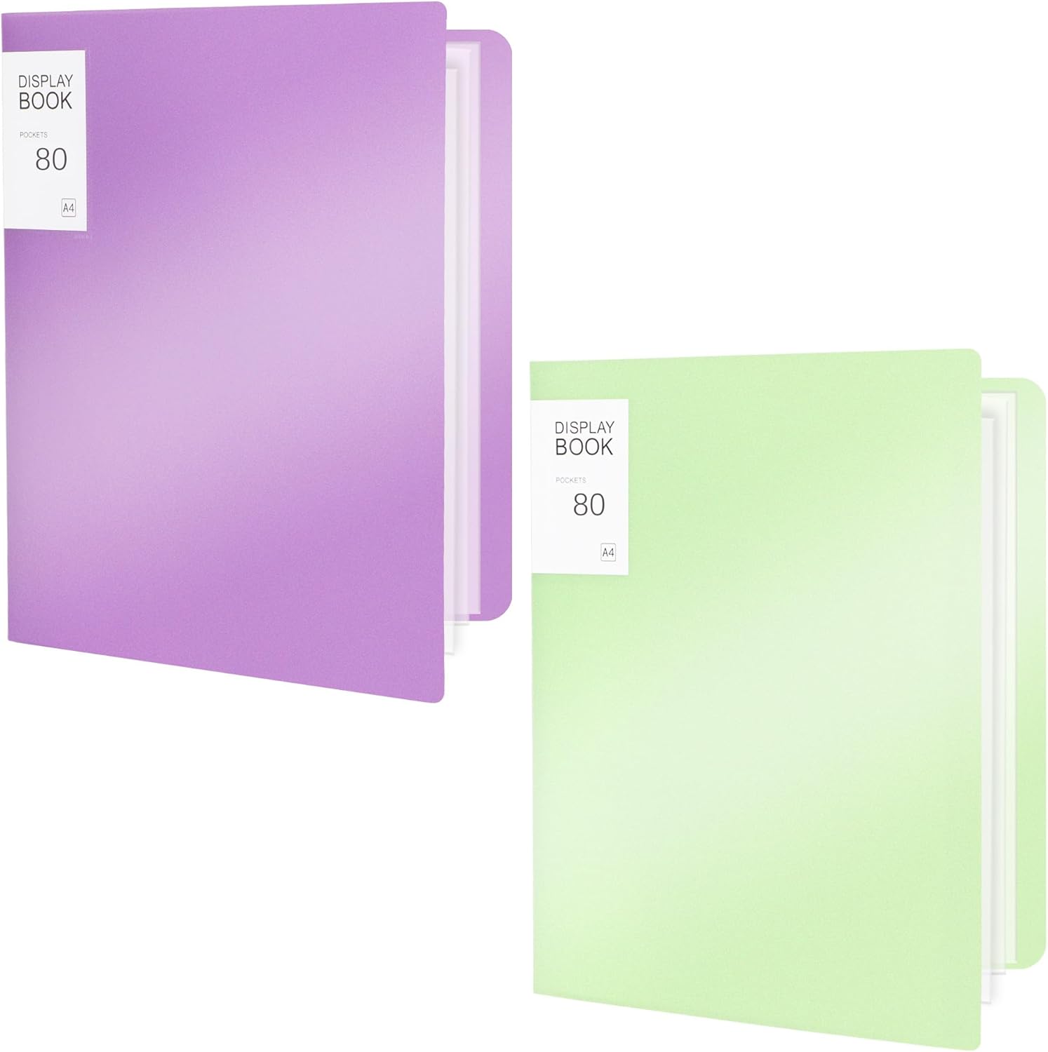 Amazon.com : Presentation Binder with Clear Plastic Sleeves, A4 ...