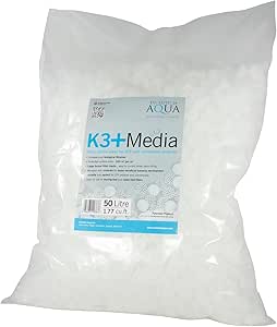 Evolution Aqua K3+ Pond Filter Media - Advanced Biological Filtration Media for Ponds and Koi ...