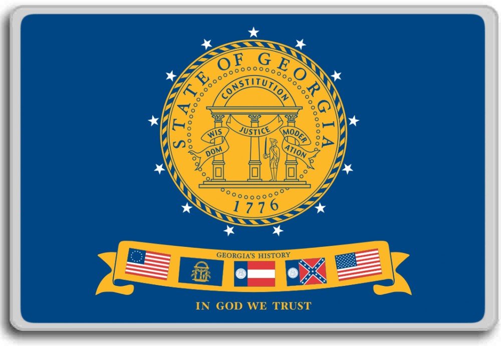Georgia State Flag History Georgia Confederate Flag History