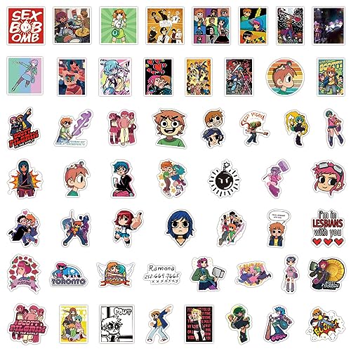 Snapklik.com : 50PCS Scott Pilgrim Stickers Scott Pilgrim Poster Scott ...