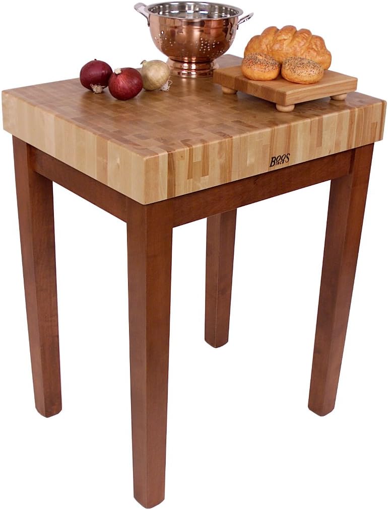 Amazon.com: John Boos American Heritage Chef's Block Prep Table with ...
