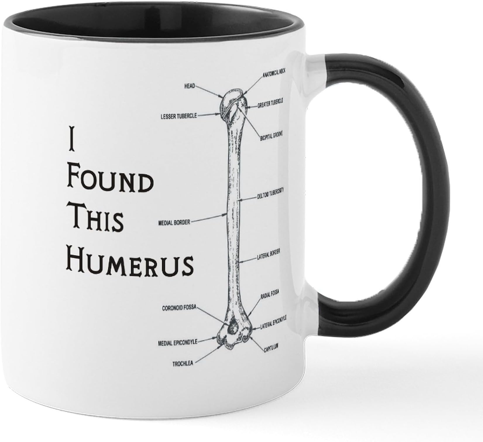 Amazon Meanmuggin I Found That Humerus Funny 11oz White Ceramic
