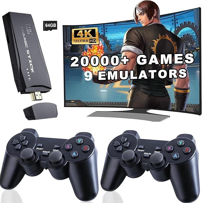 (New Upgraded 2026) TV HDMI 20,000+ Games HD Classic Games Stick Built ...