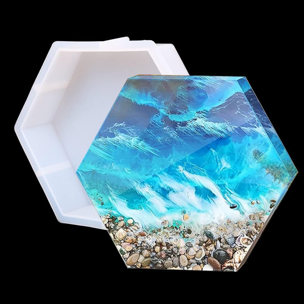 FineInno Hexagon Resin Mould, Insect Specimen Epoxy Resin Silicone ...
