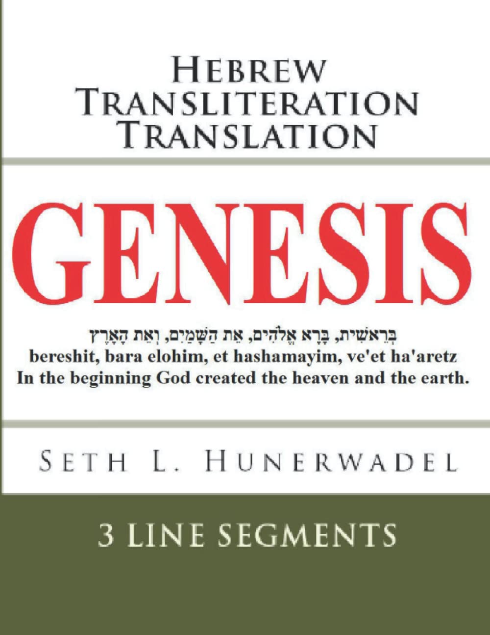Genesis: Hebrew Transliteration Translation: Hebrew, English ...