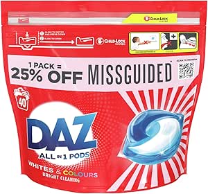Amazon.com: Grace nnvg Daz All in 1 Pods for Whites and Colours Washing ...