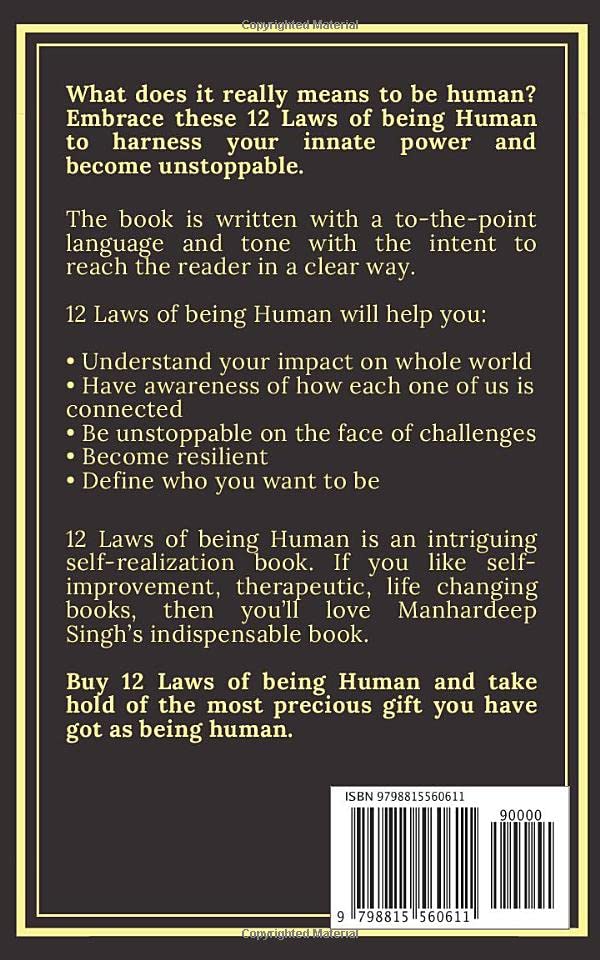 Snapklik.com : 12 Laws Of Being Human