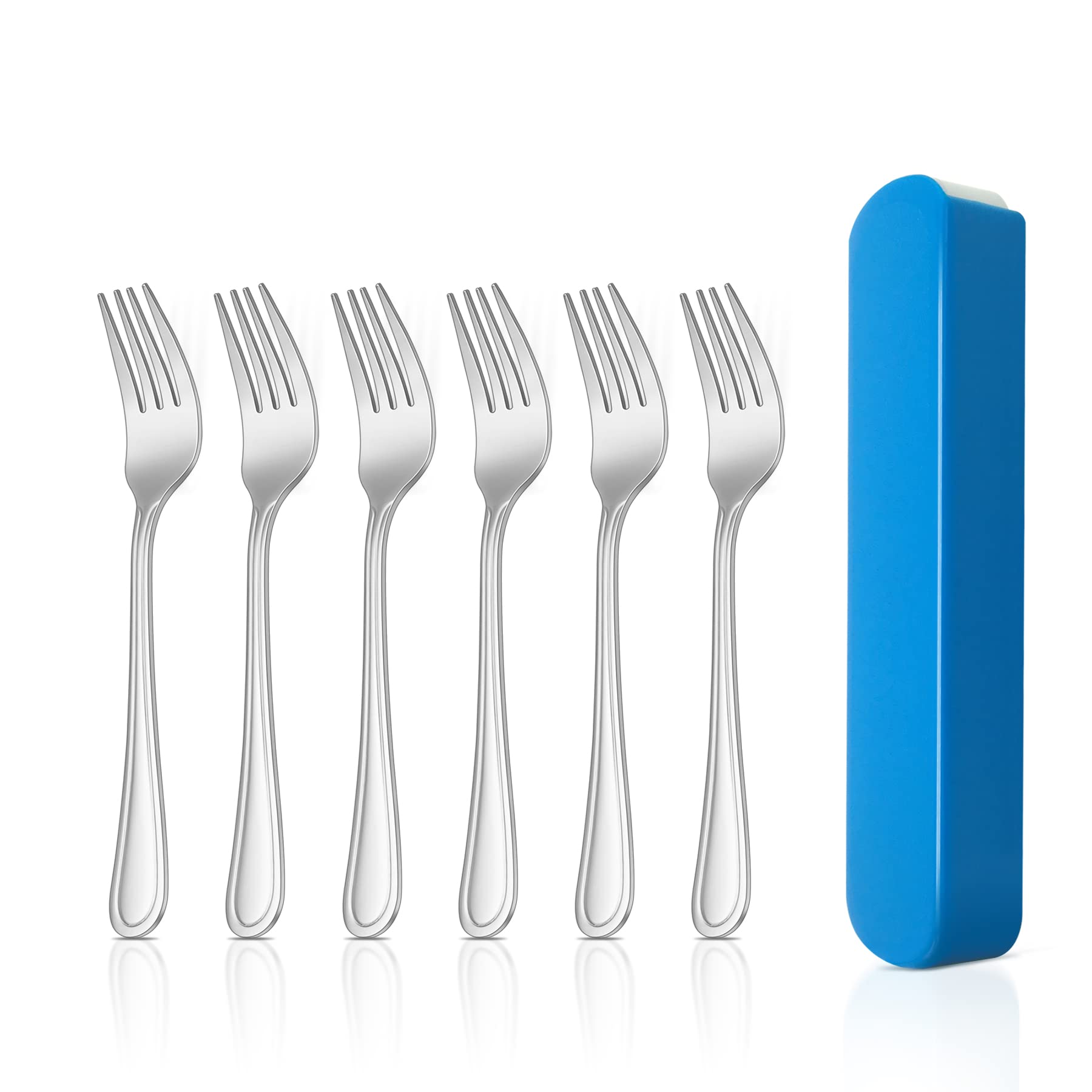 HaWare Kids Fork, 6 Pcs Stainless Steel Toddler Children Fork Set ...