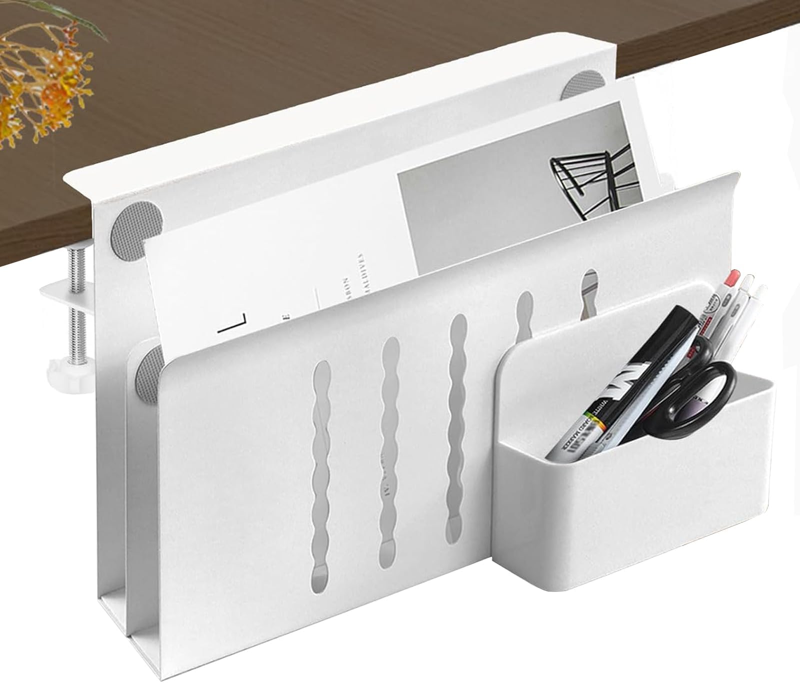 Amazon.com: UPERGO Vertical Laptop Stand, Desk Draw Organizer and Pen ...