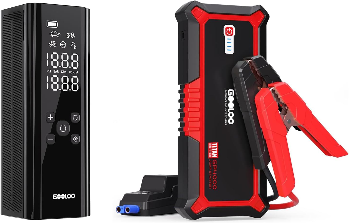 Amazon.com: GOOLOO GP4000 4000A Peak Car Battery Jump Starter & GOOLOO ...