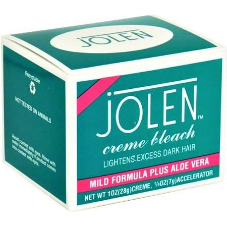 Amazon.com : Jolen Creme Bleach Sensitive Formula Plus Aloe Vera 1oz ...