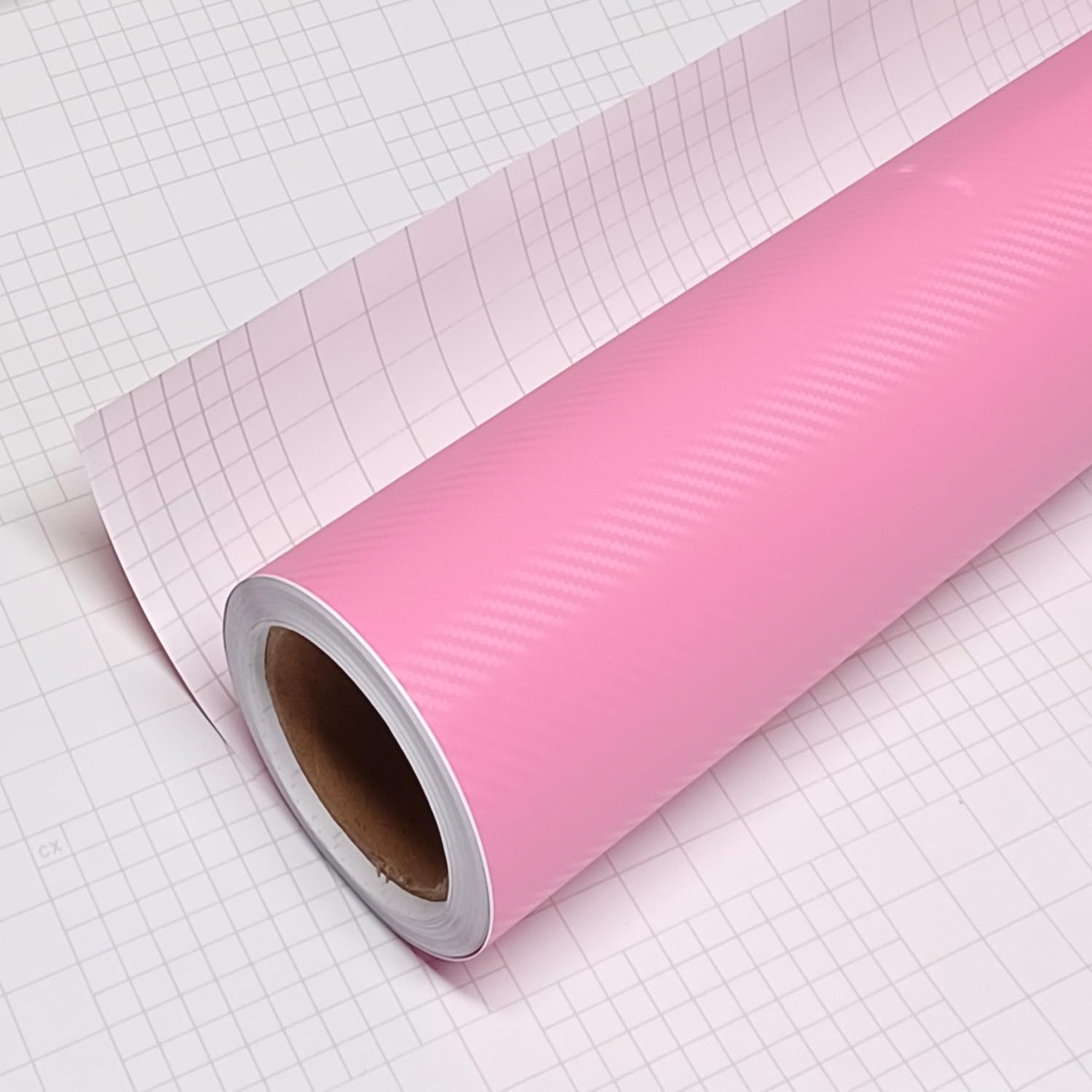 Snapklik.com : DIYAH 3D Pink Carbon Fiber Film Twill Weave Vinyl Sheet ...