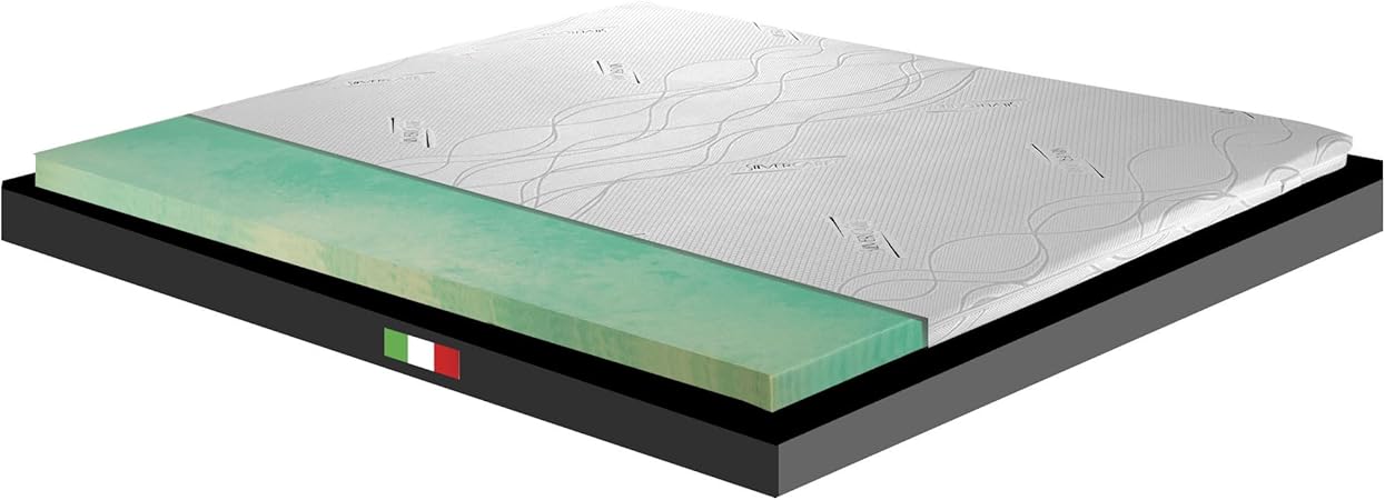 Surmatelas rigide, matelas correcteur orthopédique en biogreen, hauteur ...