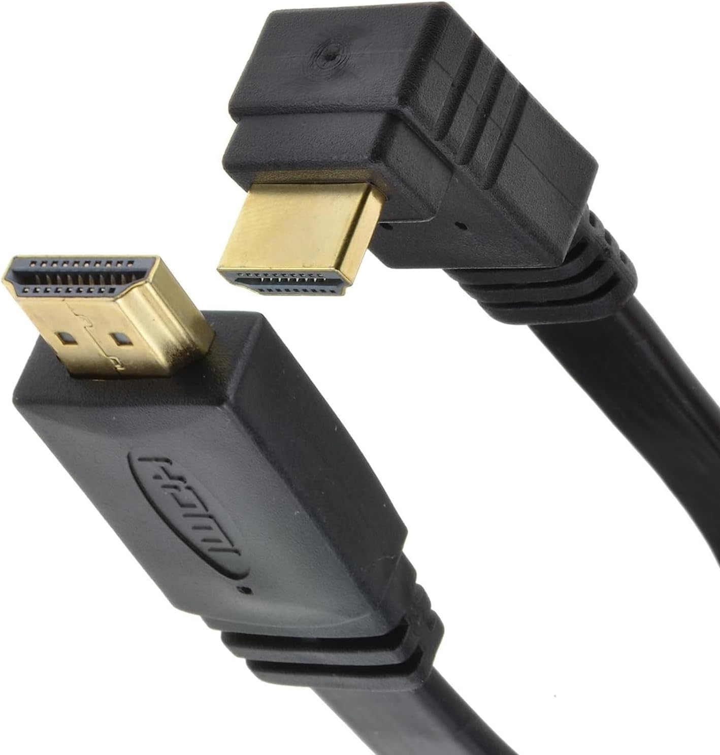 Cable HDMI Right Angle Lead High Speed Angled 90-degree Flat Full HD ...