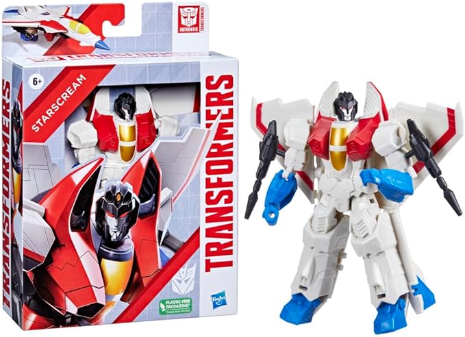 Transformers Figuras Generations - Figura de acción de Starscream (17,5 cm) - Auténticos Alpha ...