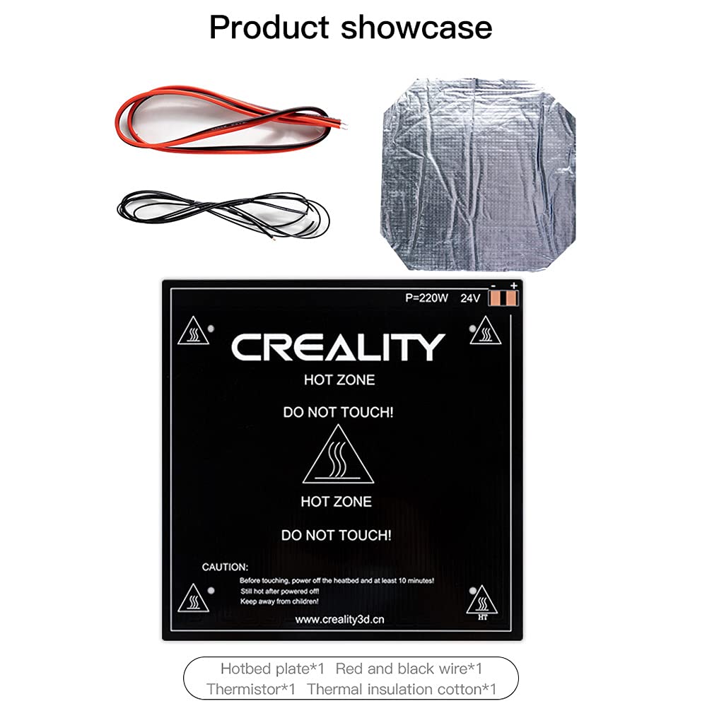 Creality Official Ender 3 V2 Heated Bed 3D Printer Replacement Hot Bed ...
