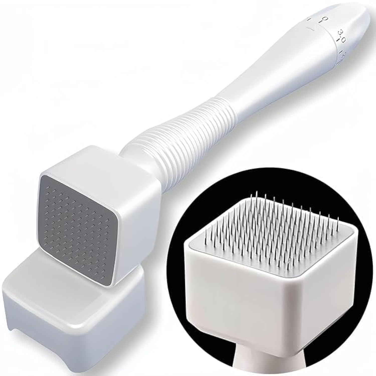 Derma Stamp - Adjustable 140 Microneedling Facial Stamp, Derma ...