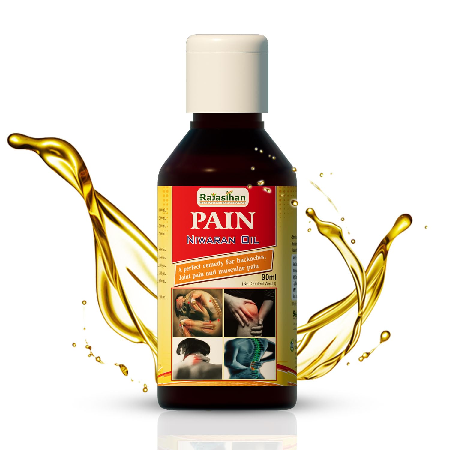 PAIN NIWARAN OIL by Rajasthan Aushdhalaya - 90ml - extrernal ...