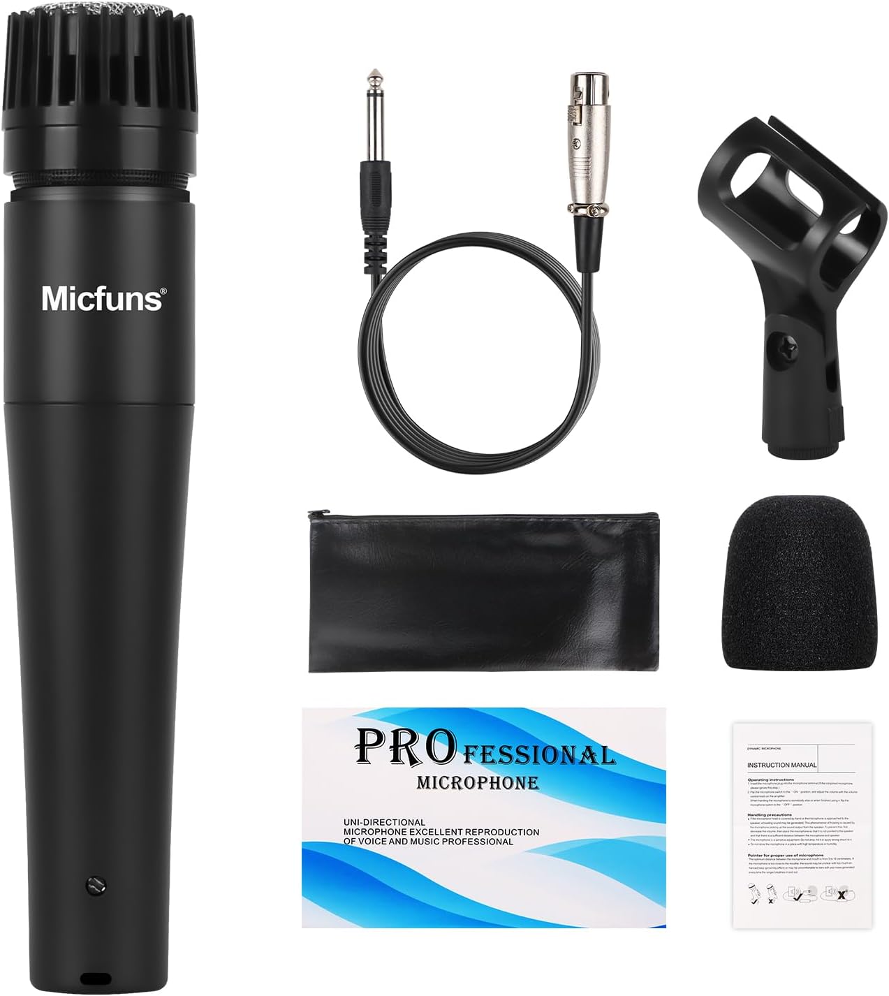 Amazon.com: Pyle PDMIC78 & PDMIC58 Professional Handheld Moving Coil ...