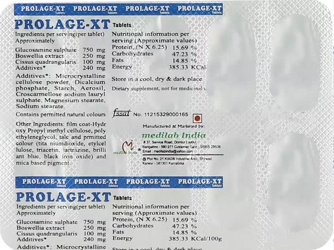 PROLAGE-XT - Strip of 10 Tablets : Amazon.in: Health & Personal Care