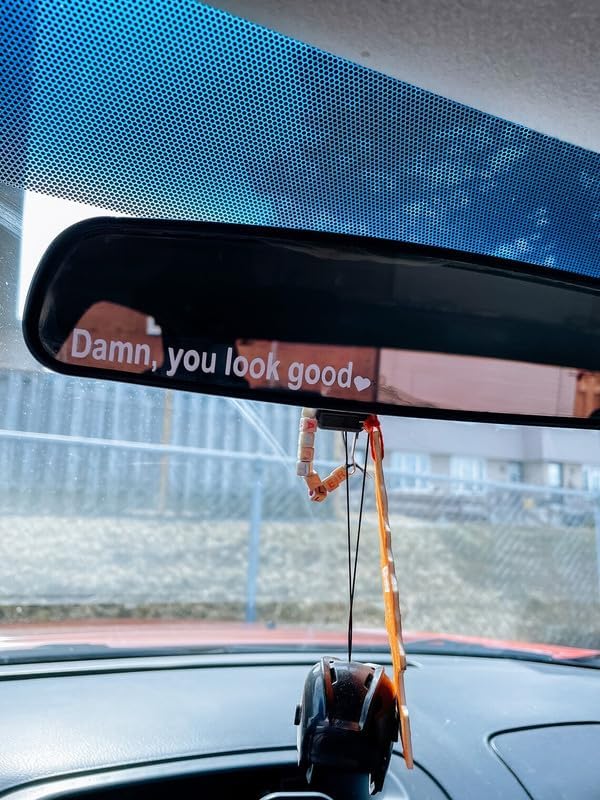 Amazon.com: (4 Pack) Damn, You Look Good Car Rear View Mirror Decal ...