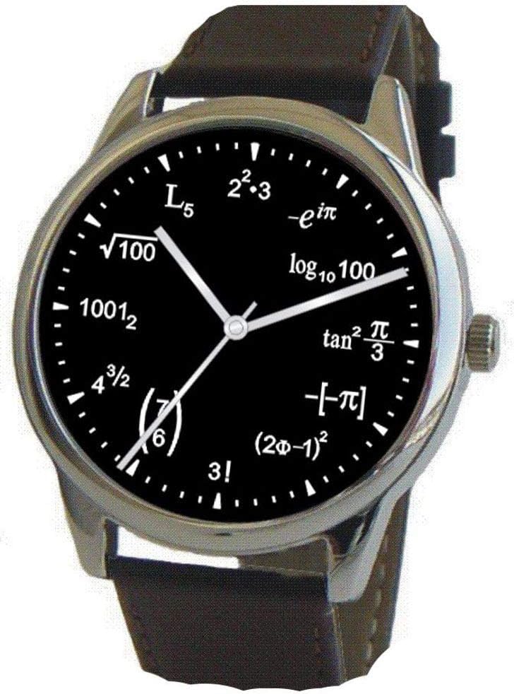 Amazon.com: Math Dial Watch Shows Physics Equations on The Black Dial ...