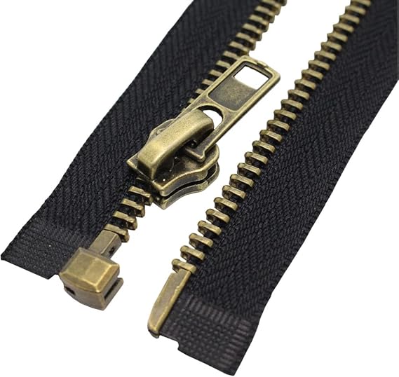 Amazon.com: MebuZip #8 27 Inch Antique Brass Teeth Separating Jacket ...