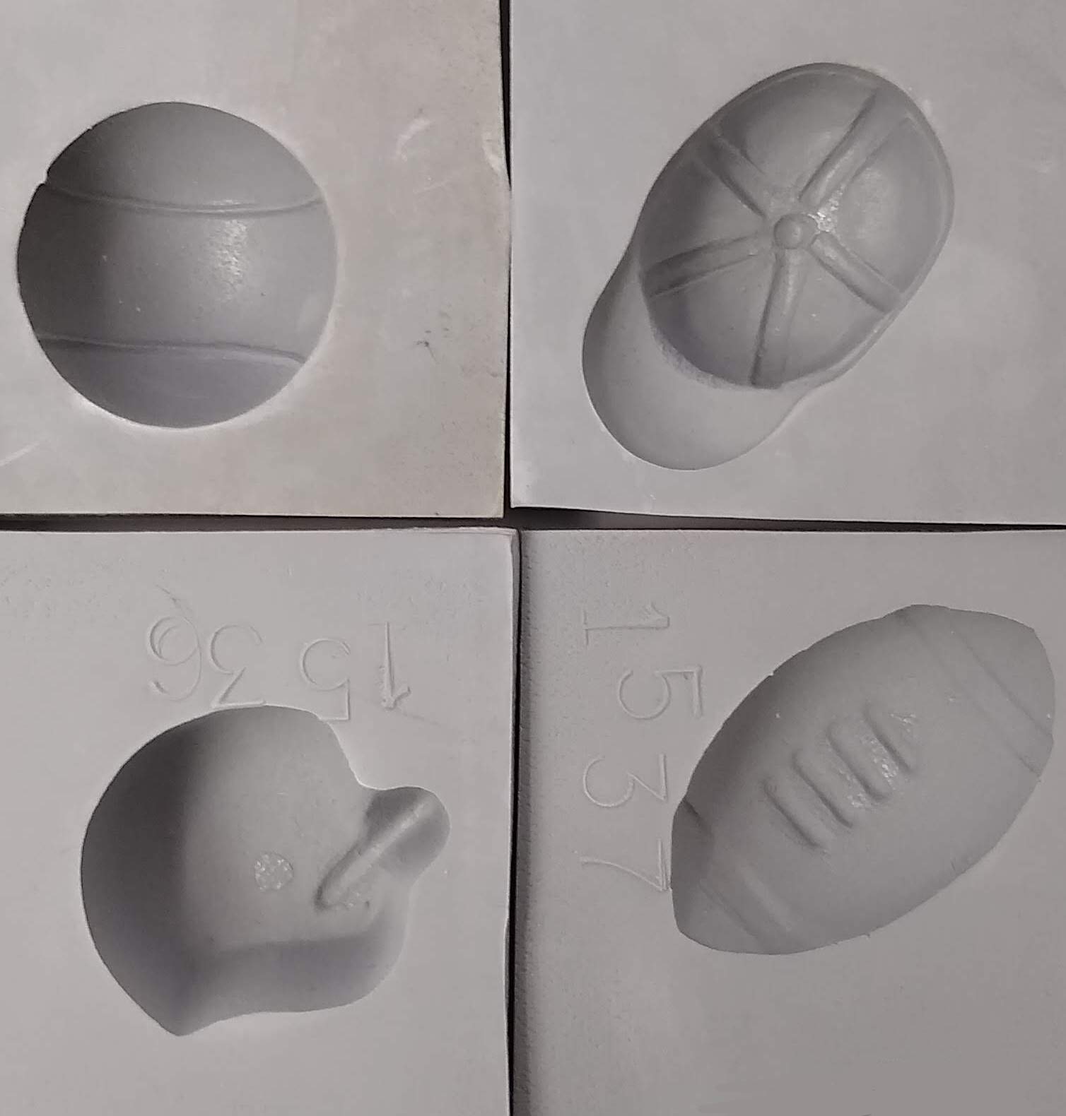 Rubber Mint Molds Cream Cheese Mints
