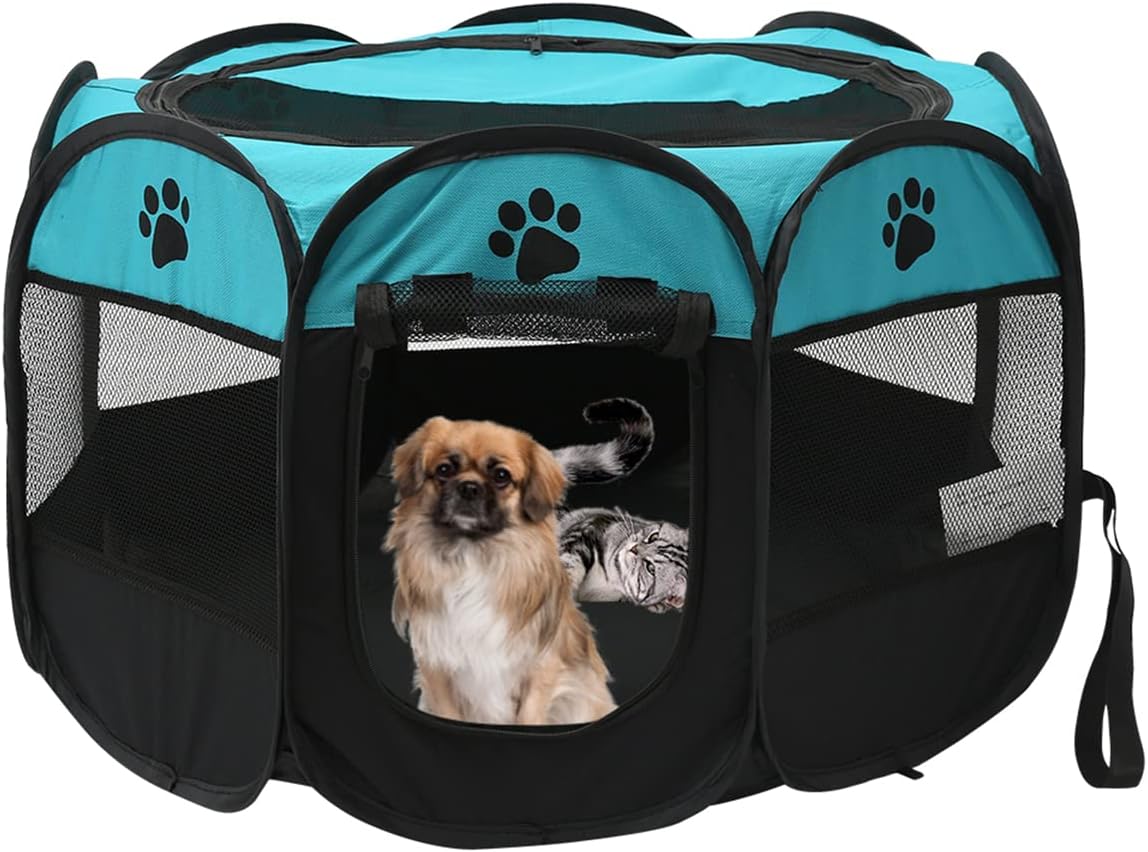 Parc pour Chiot Pliable, Clôture pour Animaux Chatons, Parc pour Chiot ...