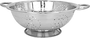 Stainless Steel Colander 21.5cm (8.5") - Freestanding with Round Base ...