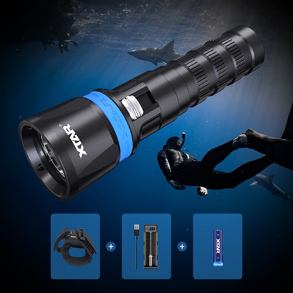 Xtar Ds1 Scuba Dive Light 1000 Lumens Powerful Spearfishing Torch ...