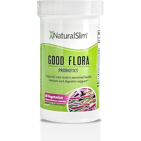 Amazon.com: NaturalSlim Good Flora – Probiotics for Digestive Health ...