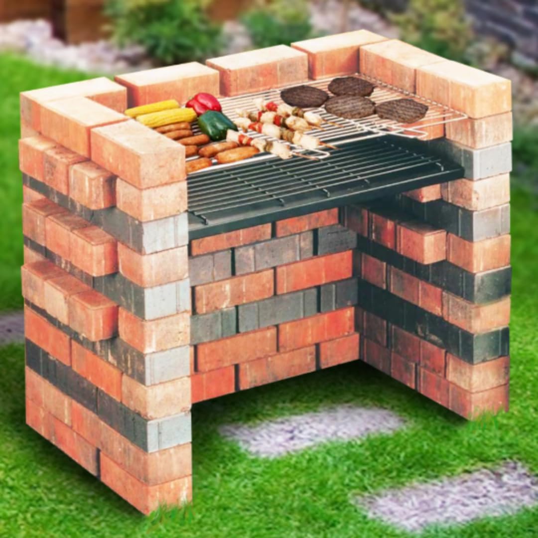 IMEX EL ZORRO 71514 Barbecue Tray with Stainless Steel Grill Pan ...