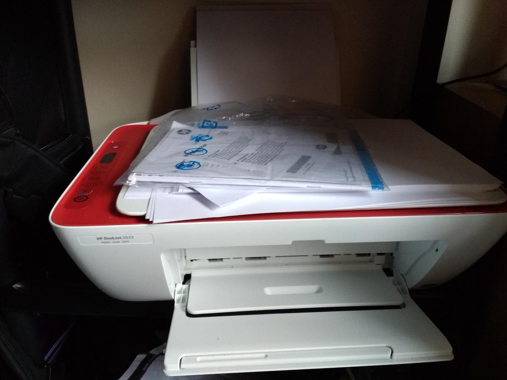 HP Deskjet 2633 All-in-One Printer, Instant Ink with 2 Months Trial ...