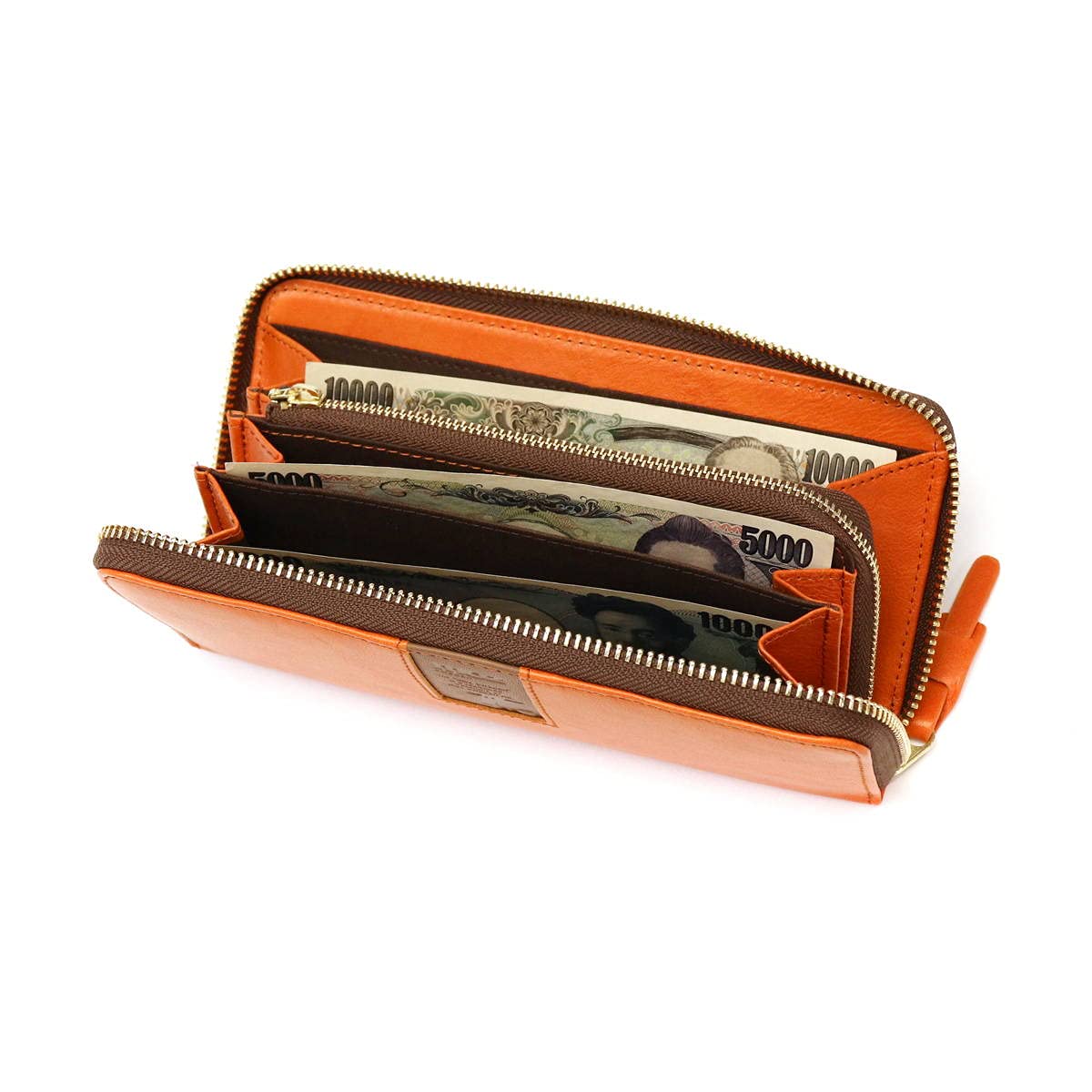 Amazon.co.jp: [モズ] 長財布 レザー ラウンドファスナー square