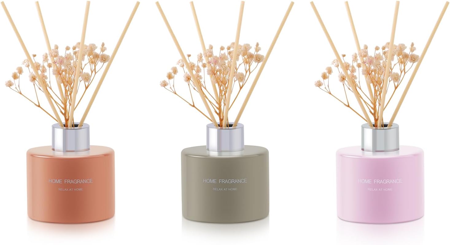 Amazon.com: L'odeur Vill Reed Diffuser, Linen/Vanilla/Jasmine Lily, 4. ...