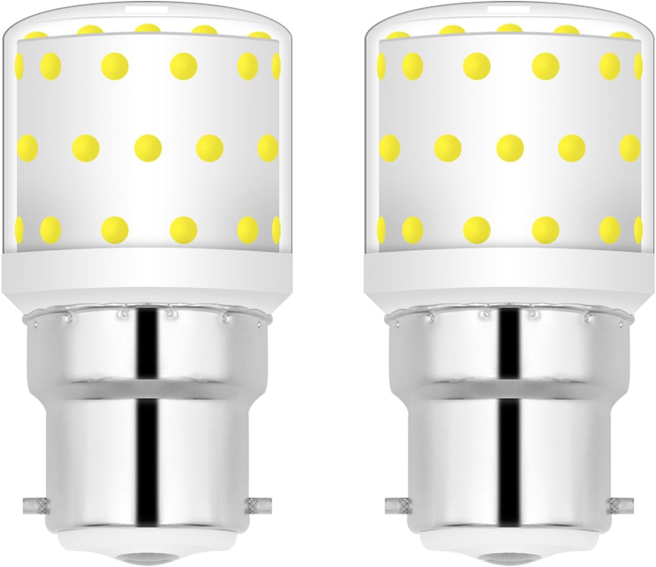 BROLSKUN Tiny 6W B22 LED Bayonet Light Bulb 60W Replacement CFL Bulb ...