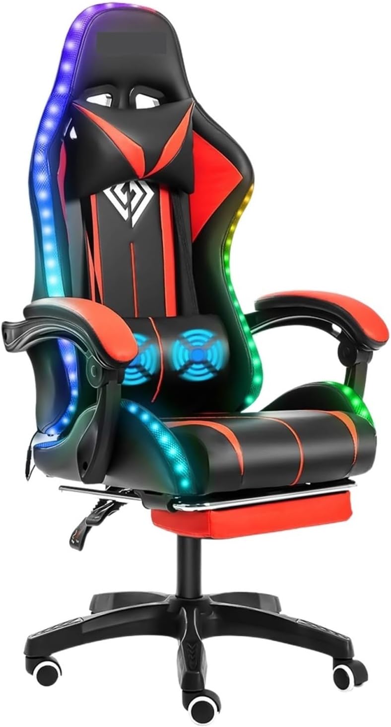 Gaming Chair RGB Light Office Chair Gamer Computer Chair Ergonomic ...