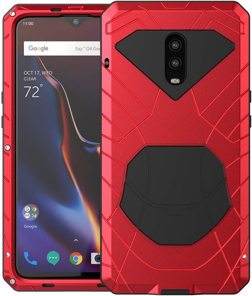Amazon.com: Feitenn OnePlus 6T Case, 6T Phone Case, Armor Aluminum ...