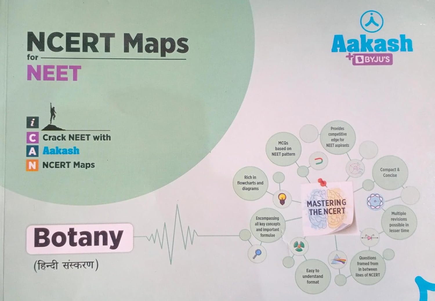 Aakash Ncert Maps For NEET Botany In Hindi Class 11&12 (SD) : Amazon.in