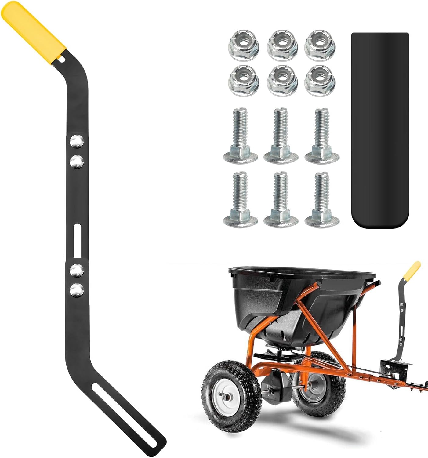 Amazon.com : XINKE Tow Behind Spreader Handle Extension W/Mounting ...