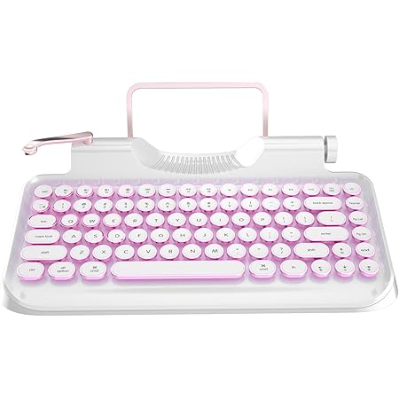 Amazon.com: KNEWKEY RYMEK Typewriter Style Mechanical Wired & Wireless ...
