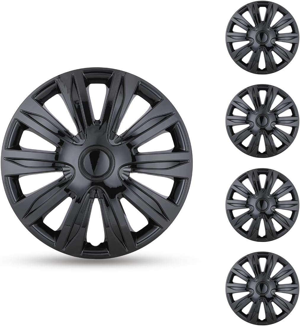 CAROXX Hubcaps 17", Wheel Rim Cover Universal R17 Hub Caps, Steel Wheel ...