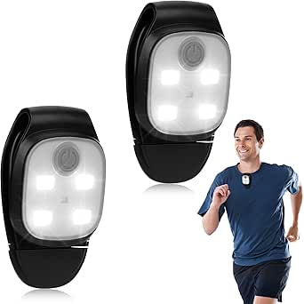 Amazon.com: BTFO 2pcs Running Lights for Runners, Clip on Flashlight ...