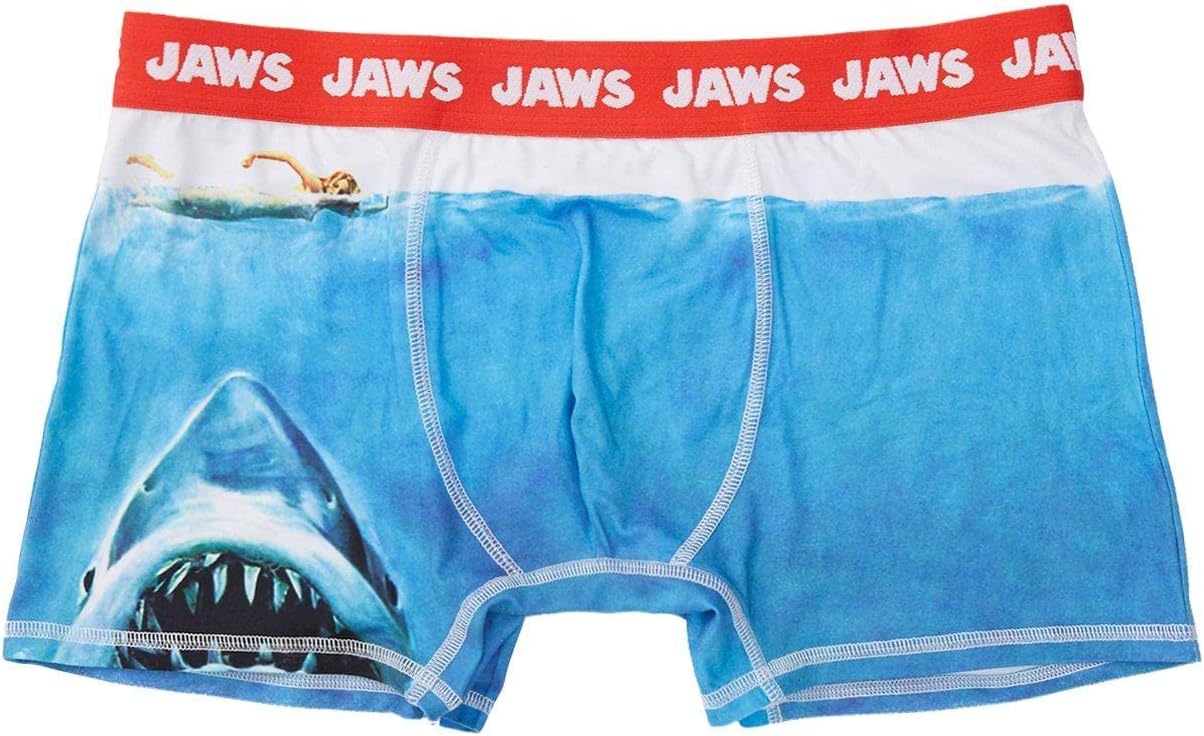 Hot Topic Jaws Poster Boxer Briefs MULTI SM at Amazon Men’s Clothing store